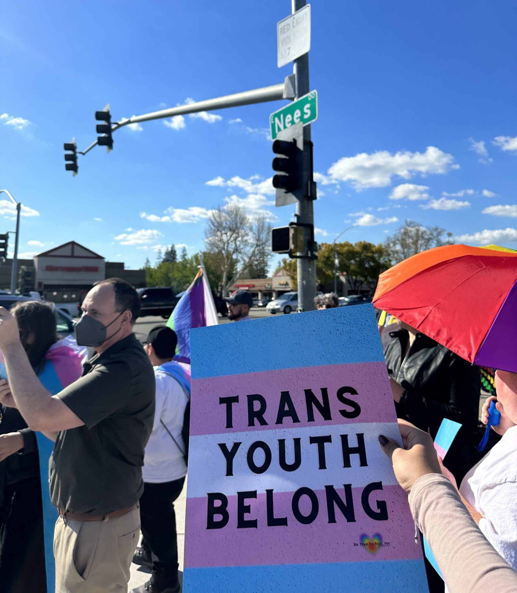 Fresno community rallies for trans youth on Transgender Day of ...